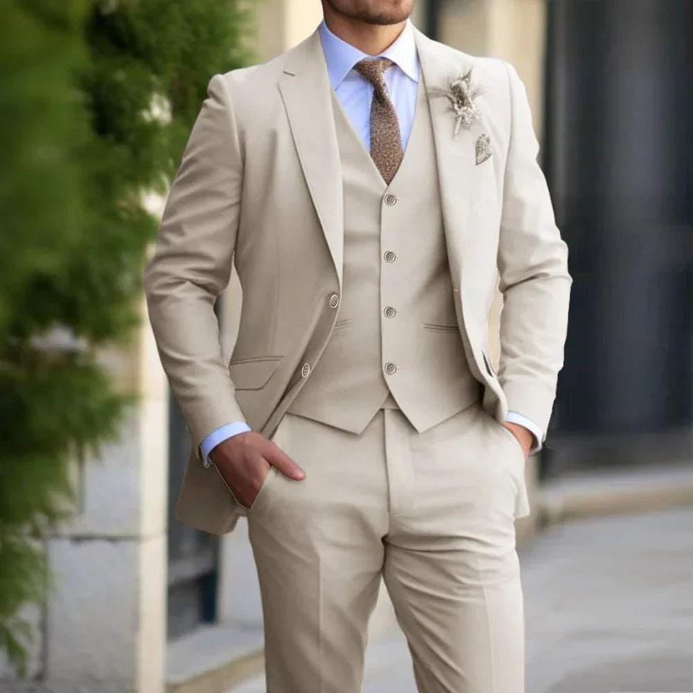 Alonzo - Men's 3 piece wedding suit – Kevin Sheffield